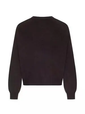 LISA YANG The Veira Ribbed-knit Dropped-shoulder Sweater - Brown