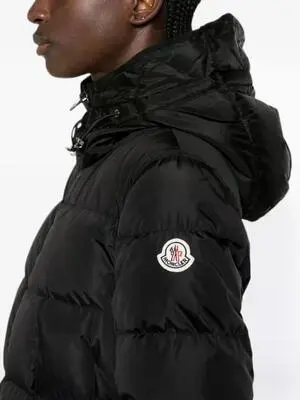 Moncler Quilted Hooded Coat