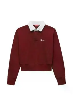 Kenzo Embroidered Logo Polo-collar Sweater