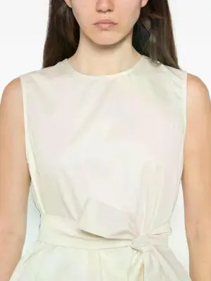MOUTAKI Sleeveless Round-neck Blouse