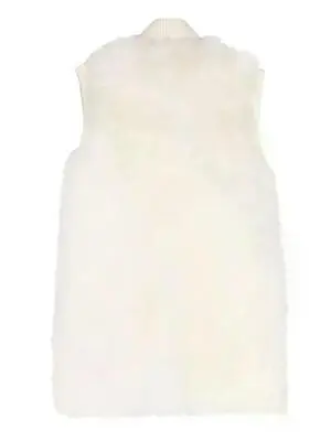 LISKA Sleeveless Cashmere Coat