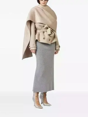 Giuseppe Di Morabito Draped Belted Peacoat