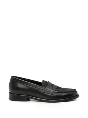 Etro Paisley-print Loafers - Black