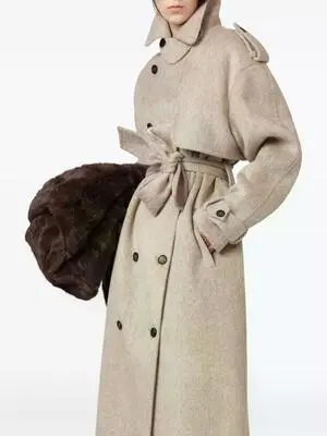 Giuseppe Di Morabito Double-breasted Belted Coat