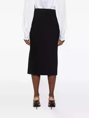 DONDUP Side-slit Midi Skirt