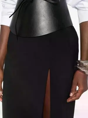 DONDUP Side-slit Midi Skirt