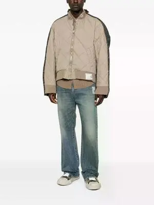 Mihara Yasuhiro Faded Patchwork Jeans