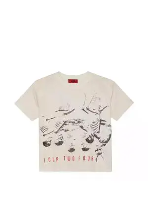 424 Lounge Tee Graphic-print T-shirt - White