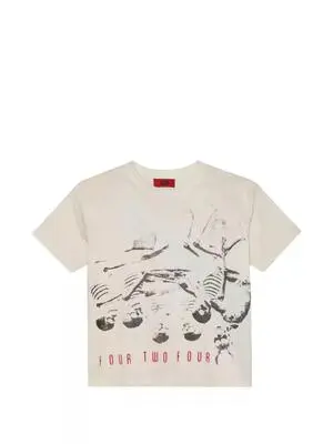 424 Lounge Tee Graphic-print T-shirt - White