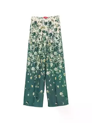 F.R.S FOR RESTLESS SLEEPERS Floral-print Palazzo Pants - Green
