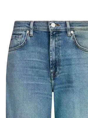 7 For All Mankind Stovepipe Straight-leg Jeans