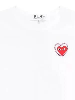 Comme Des Garçons Heart-detail T-shirt