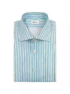 Kiton Striped Shirt - White