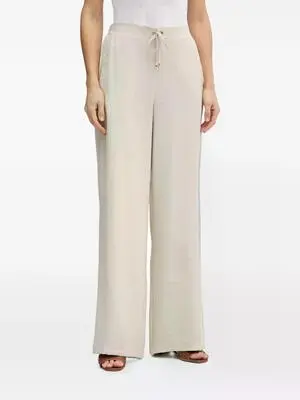 Joseph Ribkoff Drawstring Wide-leg Palazzo Pants - Neutrals