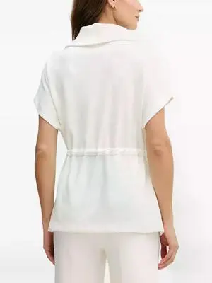 Joseph Ribkoff Drawstring-waist Zip-up Jacket