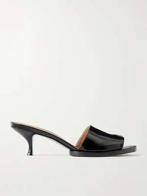 MAISON MARGIELA Tabi City Leather Sandals - Black