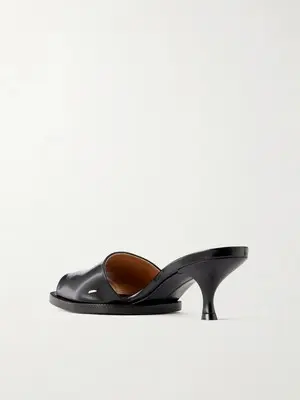 MAISON MARGIELA Tabi City Leather Sandals - Black
