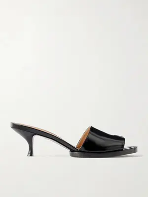 MAISON MARGIELA Tabi City Leather Sandals - Black
