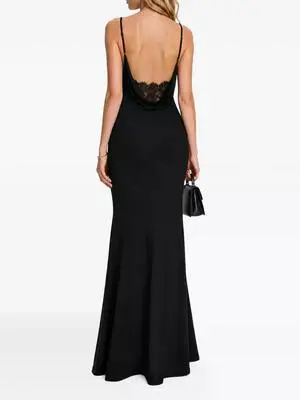 HAMZA Riviera Lace-panel Maxi Dress