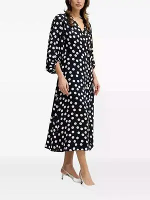 Joseph Ribkoff Polka Dot Midi Dress