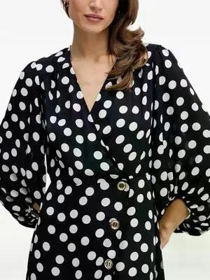 Joseph Ribkoff Polka Dot Midi Dress