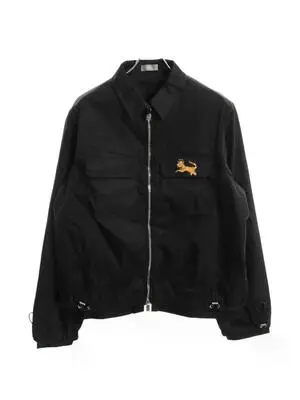 Dior X Peter Doig 2000s Lion Embroidery Jacket - Black