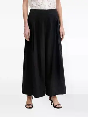 Joseph Ribkoff Pleated Wide-leg Palazzo Pants - Black