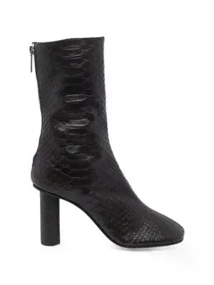 PARIS TEXAS Paris Texas Python-Effect Ankle Boots