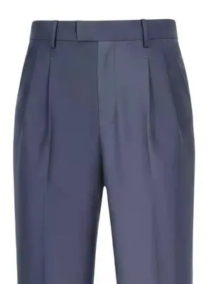 Isaia Pleated Tailored Trousers