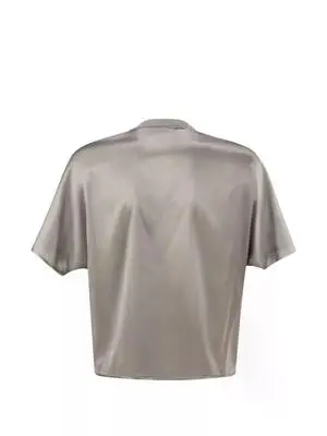 Peserico Lurex-knit Trim T-shirt