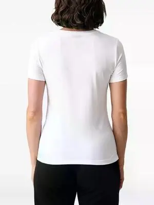 EA7 Logo-embellished Short-sleeved T-shirt - White