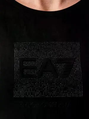 EA7 Rhinestone Embellished T-shirt