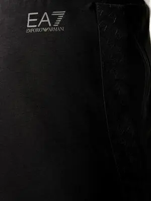 EA7 Logo Detail Wide Leg Trousers