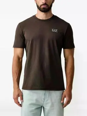 EA7 Logo-patch T-shirt - Brown