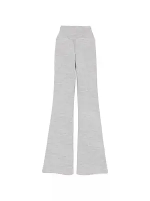 SPORTY & RICH Logo-print Flared Leggings