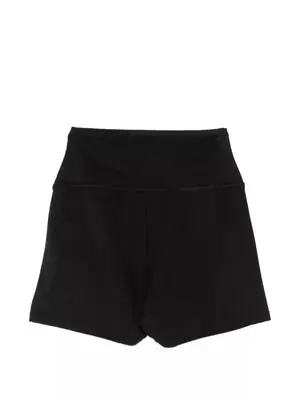 SPORTY & RICH Logo-print High-waisted Cycling Shorts