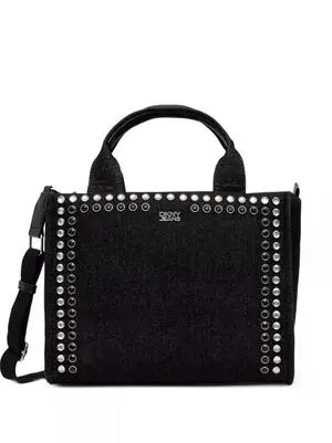Dkny Stud-embellished Tote Bag - Black