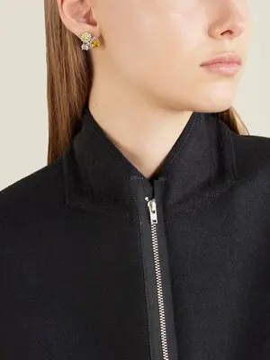 MAISON MARGIELA Silver-tone Cluster Embellished Earrings