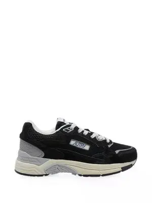 AUTRY Hyperway Panelled Leather Sneakers - Black