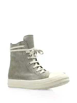 Rick Owens Leather High-top Sneakers
