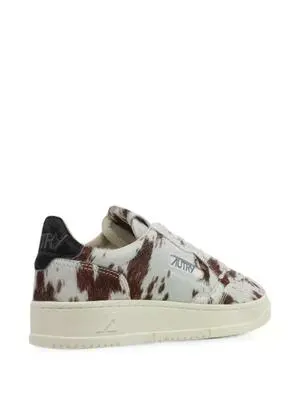 AUTRY Medalist Cow-print Sneakers