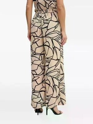 Joseph Ribkoff Abstract-print Palazzo Pants