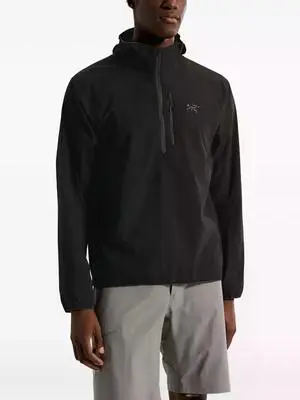 Arc'teryx Hooded Half-zip Jacket - Black