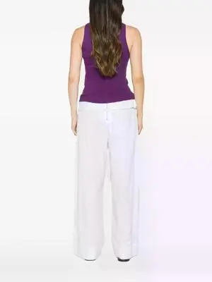 Eric Bompard Plain-knit Sleeveless Top