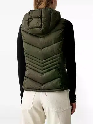 Dkny Quilted Hooded Gilet
