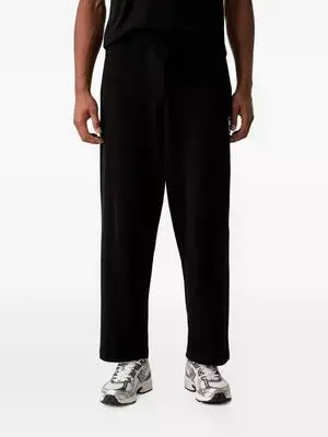 EA7 Logo-patch Track Pants - Black