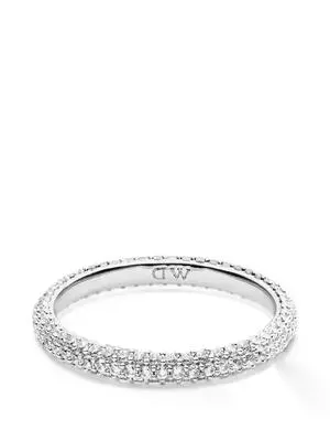 DANIEL WELLINGTON Pavé-set Crystal Rings - Silver