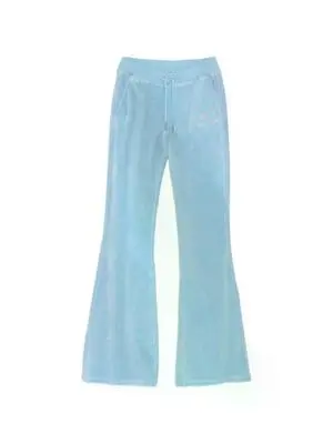 SPORTY & RICH Logo-embellished Track Pants - Blue
