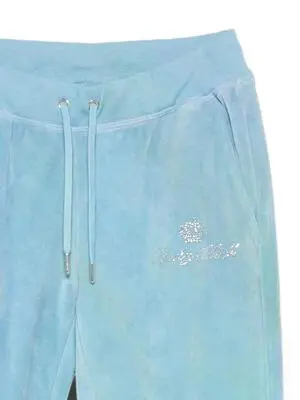 SPORTY & RICH Embellished Flared Track Pants
