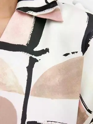 Joseph Ribkoff Abstract-print Short-sleeve Top